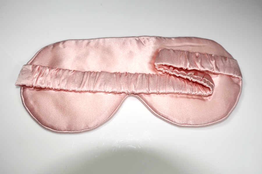 Pink Pure Silk Eye Mask – Indigo Silks